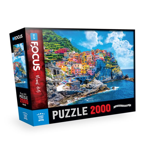 BLUE FOCUS Puzzle Cinque Terre "Pet zemalja" – 2.000 delova