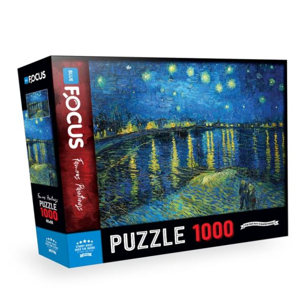 BLUE FOCUS Puzzle Zvezdana noć nad Ronom – 1.000 delova