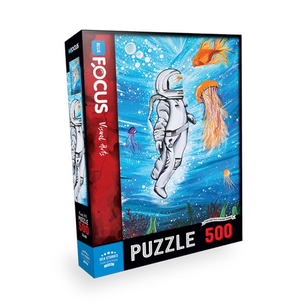 BLUE FOCUS Puzzle Priča o moru- 500 delova