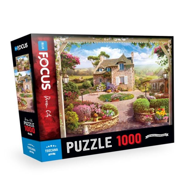 BLUE FOCUS Puzzle Toskana – 1.000 delova