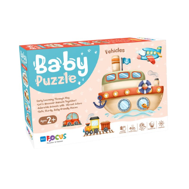 BLUE FOCUS Puzzle Za bebe vozila