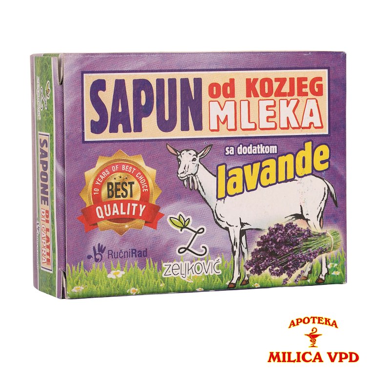 Sapun od kozjeg mleka sa lavandom 72gr