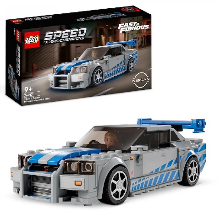 LEGO SPEED CHAMPIONS 2 FAST 2 FURIOUS NISSAN SKYLINE GT-R R34