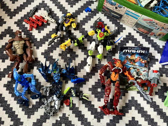 Lego bionicle 5 kom