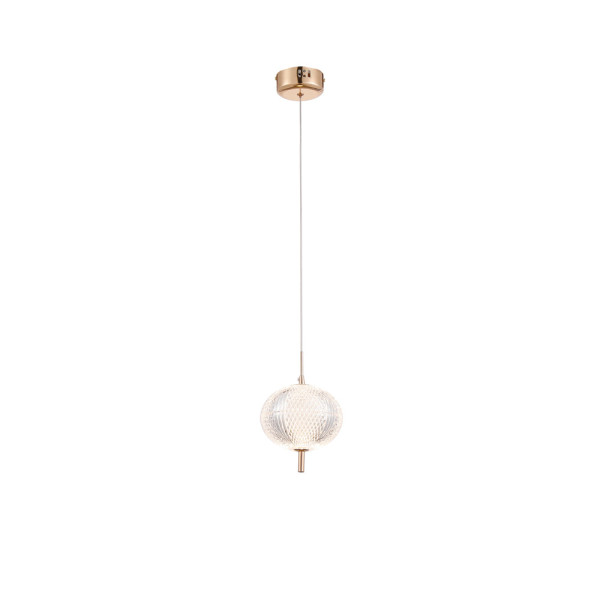 AMARO LED PENDANT 12W 3000K, GOLD