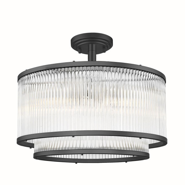 Ceiling lamp SERGIO C0528-05H-P7AC 5xE14 black