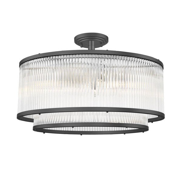 Ceiling lamp SERGIO C0528-06H-P7AC 6xE14 black