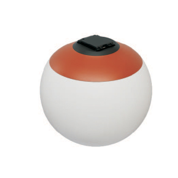 ELMARK LED FIXTURE 9W 48V CCT, ORANGE