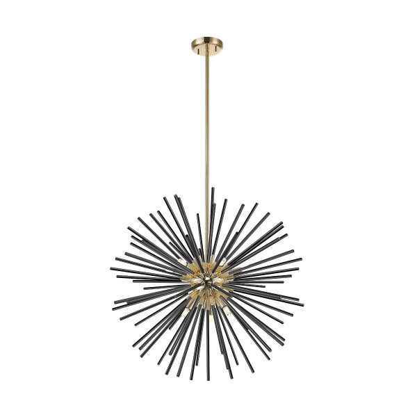 Pendant URCHIN P0491-09C-F7BC 9xG9 black/gold