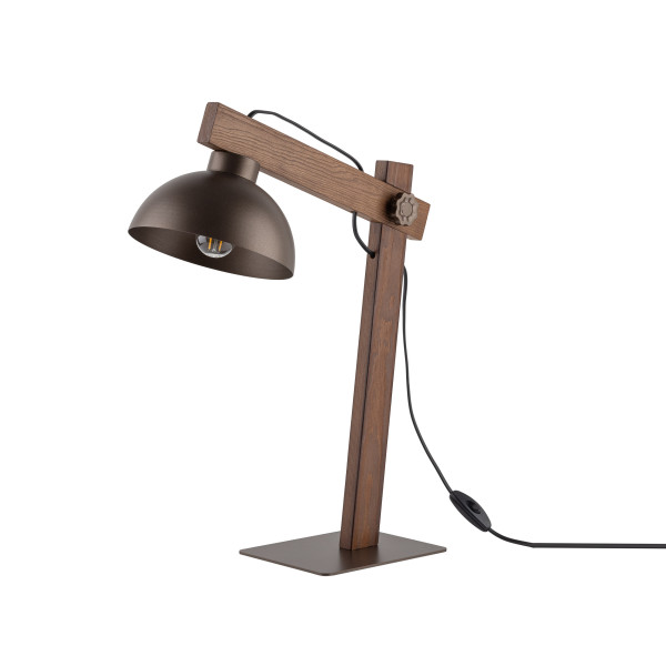 Table lamp OSLO 5788 1xE27 brown