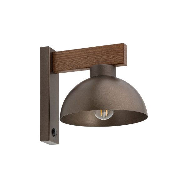 Wall lamp OSLO 6279 1xE27 brown