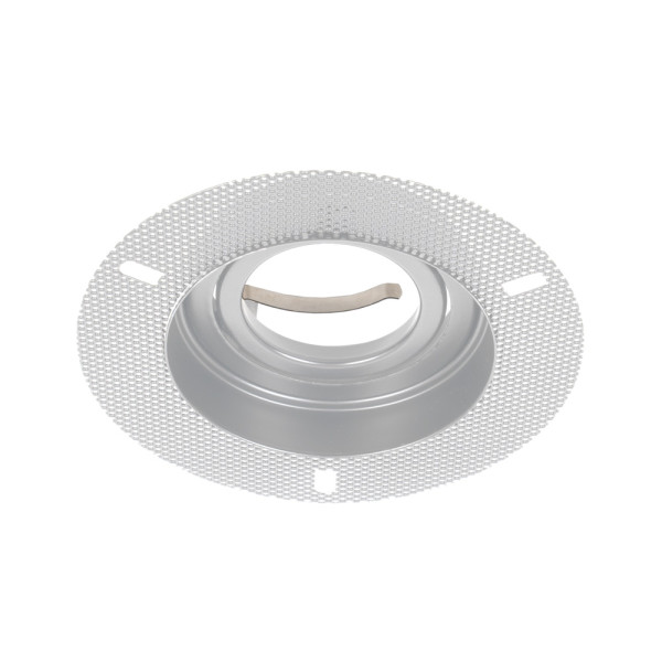 EL-6732 ROUND TRIMLESS DOWNLIGHT GU10 ALUM, WHITE