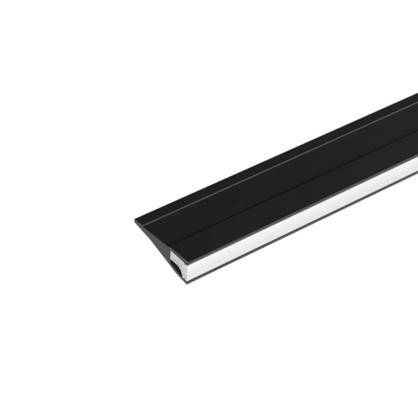 EL-92CR SHELF PROFILE FOR LED STRIP 2.5M, BLACK