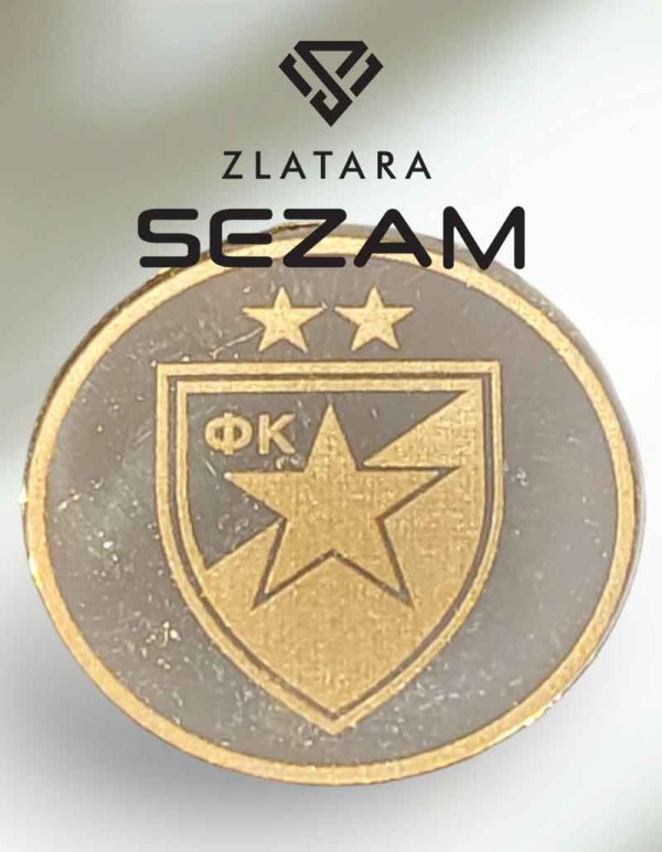 14 K Zlatnik Sa Grbom FK CRVENA ZVEZDA