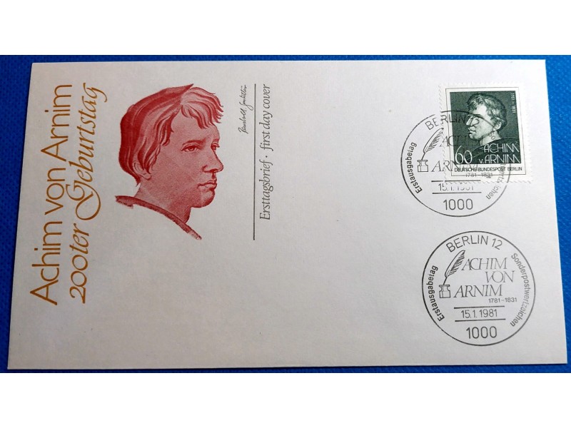 Nemačka BERLIN FDC 1981.