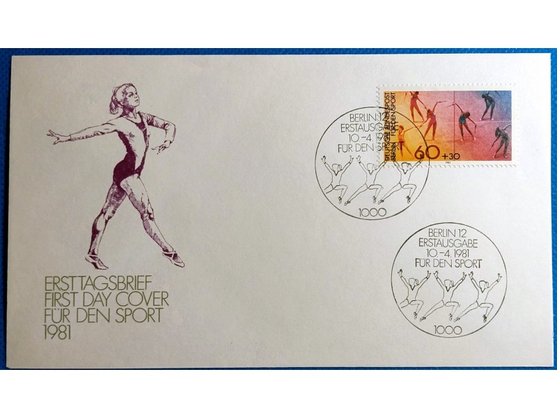 Nemačka BERLIN FDC 1981. Sport