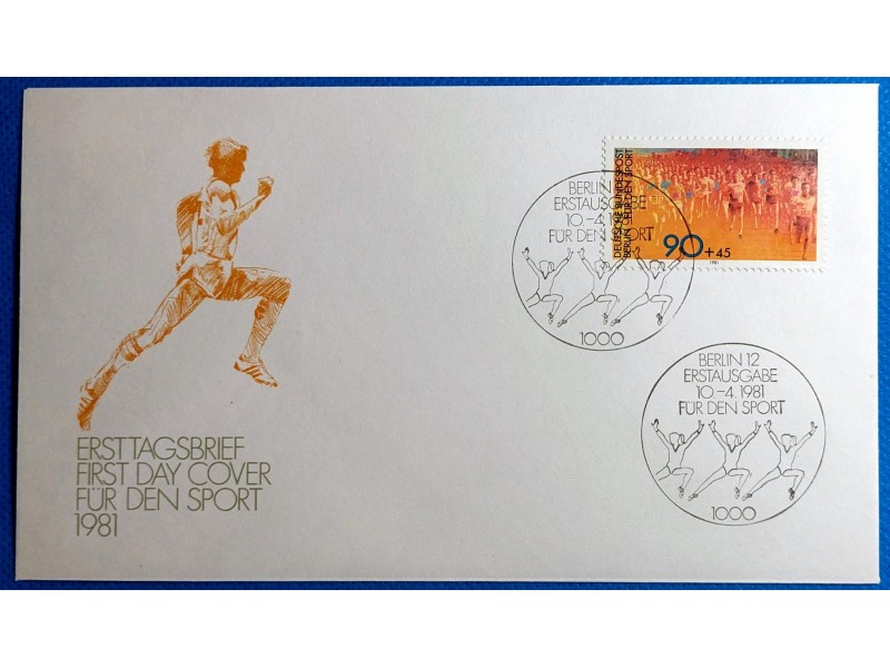 Nemačka BERLIN FDC 1981. Sport