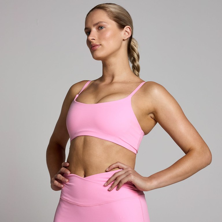 MP Women's Tempo Sports Bra − ženski sportski grudnjak − svetloroze