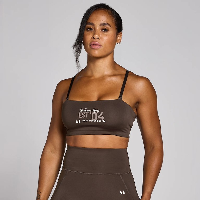 MP Women's Origin Graphic Training Sports Bra - ženski sportski grudnjak - boja kafe