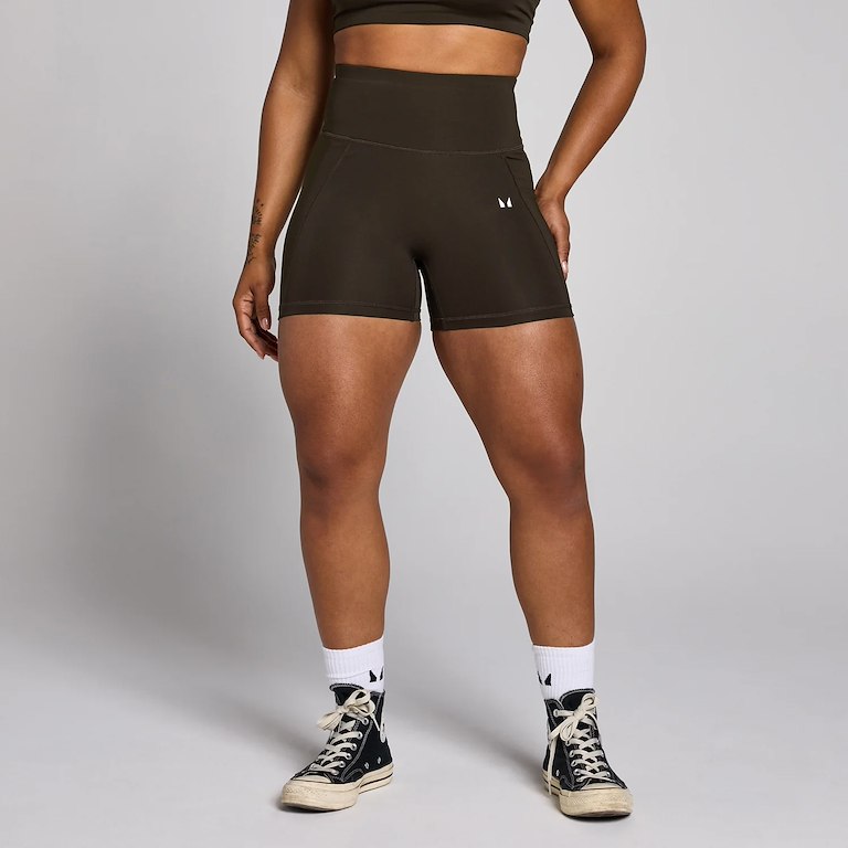 MP Women's Origin Graphic Training Shorts - ženski šorts - boja kafe