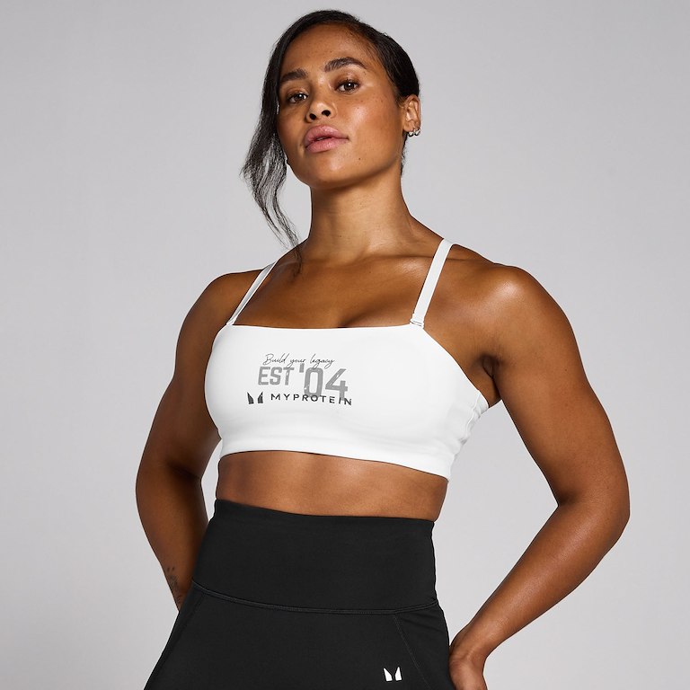 MP Women's Origin Graphic Training Sports Bra - ženski sportski grudnjak - beli