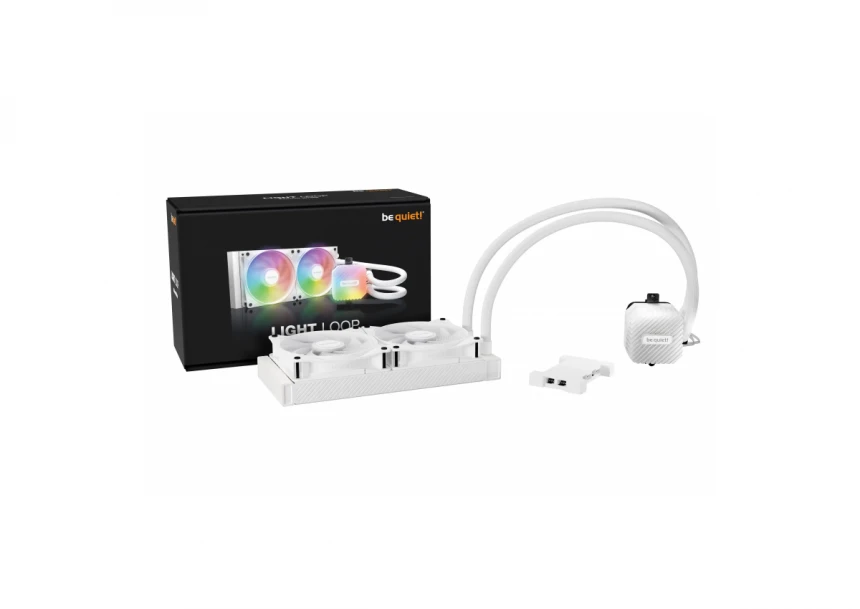 CPU vodeno hladjenje Be Quiet ARGB Light Loop 240mm BW021 (AM4,AM5,1151,1150,1155,1200,1700) White