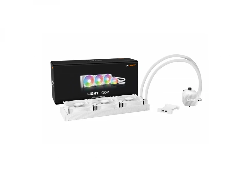 CPU vodeno hladjenje Be Quiet ARGB Light Loop 360mm BW023 (AM4,AM5,1151,1150,1155,1200,1700) White