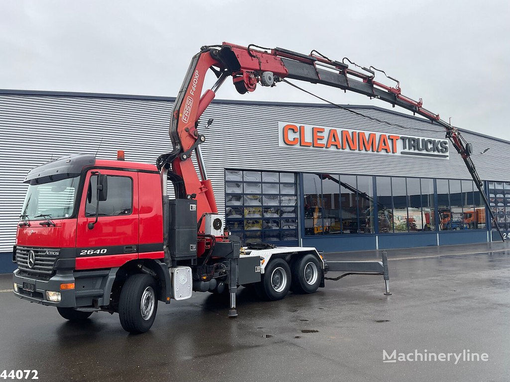 Mercedes-Benz Actros 2640 6x4 Fassi 60 Tonmeter laadkraan + Fly-jib pokretna dizalica