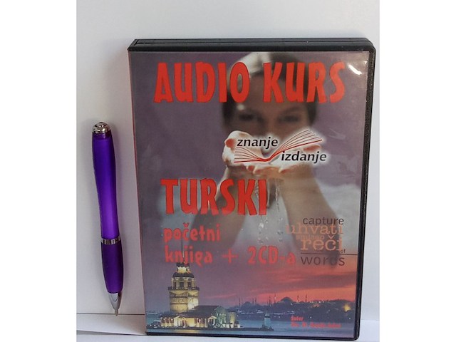 AUDIO KURS TURSKI POČETNI KNJIGA + 2 CD-A (NOVO)