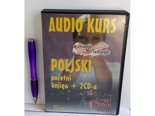 AUDIO KURS POLJSKI POČETNI KNJIGA + 2 CD-A (NOVO)