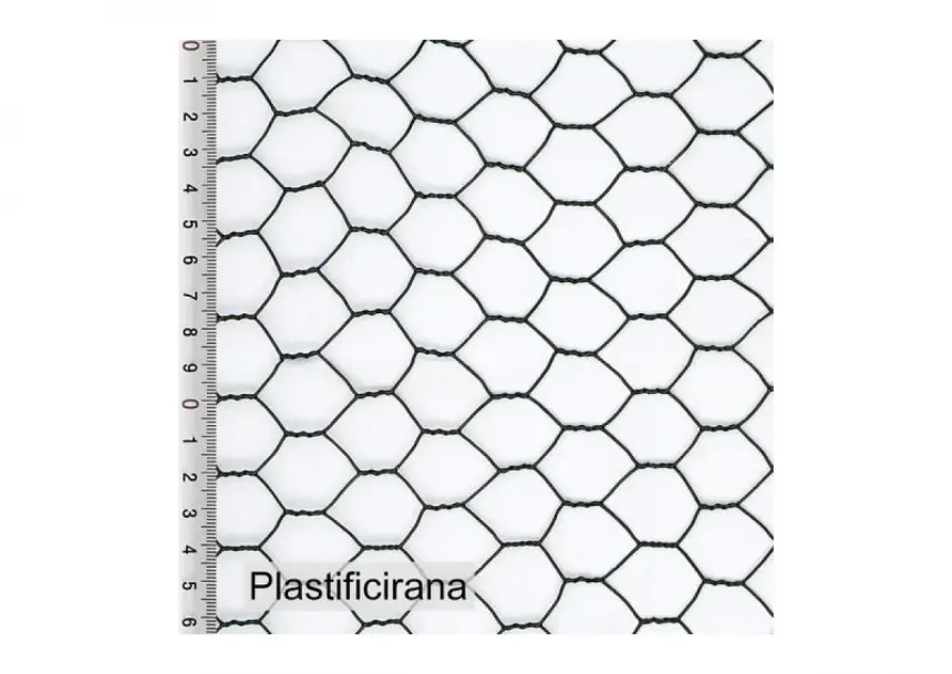 Heksagonalno pletivo plastificiran 16mmx1mx25m