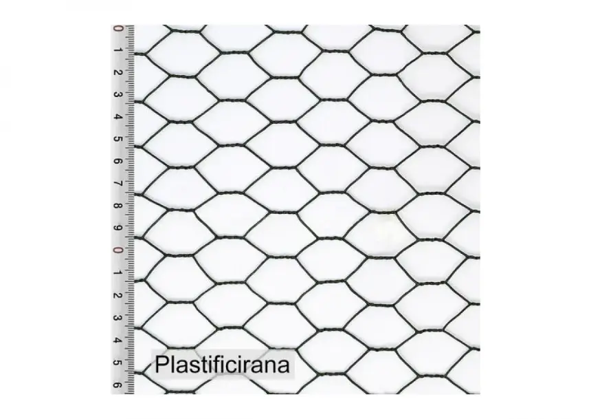 Heksagonalno pletivo plastificiran 20mmx1mx25m