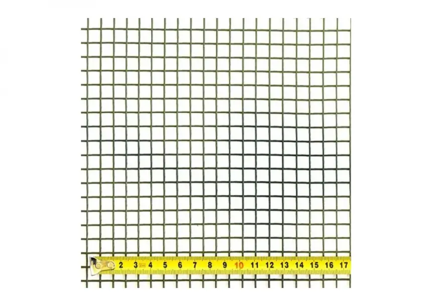 Mreža za ogradu pvc kvadratna 10x10mm 1x25m