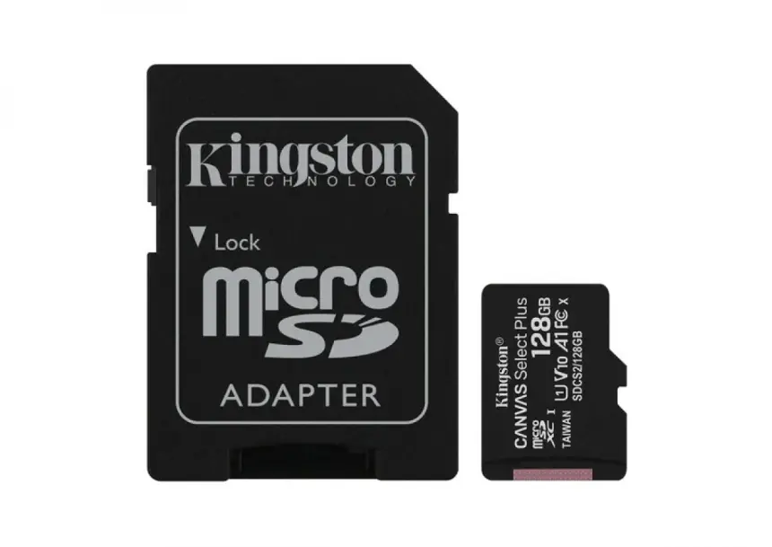 Kingston Micro SD 128GB+SD adapter