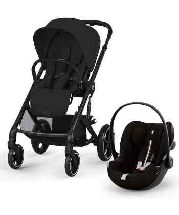 Cybex Balios S Lux kolica 2 u 1 sa auto sedištem Cloud G I-size - Moon Black