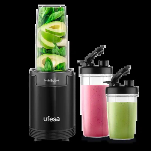 Blender Ufesa Nutriboom/crni/3 posude/snaga 900W