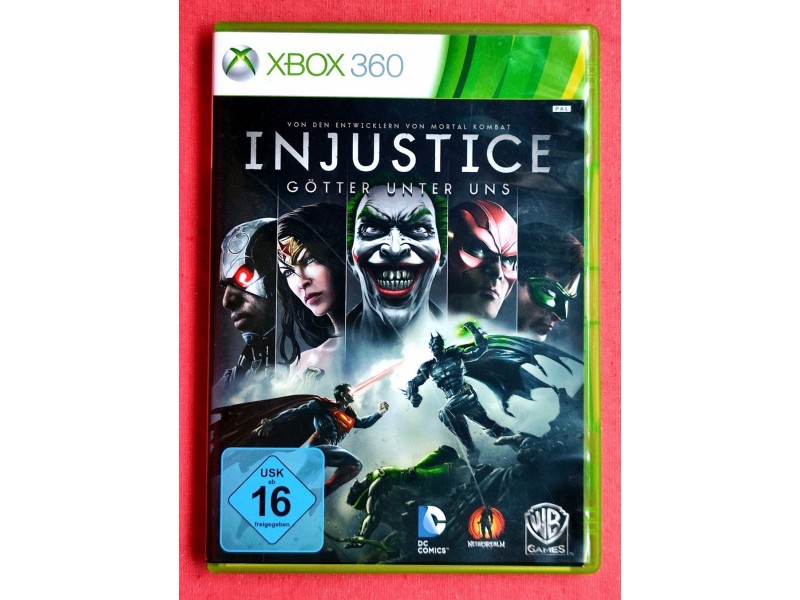 INJUSTICE Gods Among Us / Xbox 360 Originalna Igra