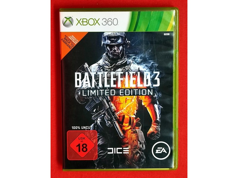 BATTLEFIELD 3 (2xcd) XBox 360 Originalna Igra