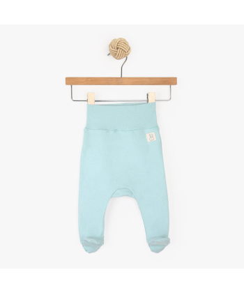 Just Kiddin Organic pantalonice sa stopicama za devojčice 3-6 meseci Turquoise - 18001170