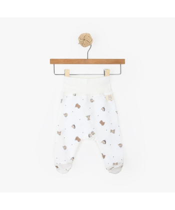 Just Kiddin Organic neutral pantalonice sa stopicama za bebe 0-3 meseca Bear Multicolor - 11006130