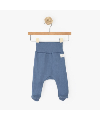 Just Kiddin Organic pantalonice sa stopicama za dečake 0-3 meseca Denim - 17001113