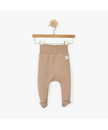 Just Kiddin Organic neutral pantalonice sa stopicama za bebe 0-3 meseca Bear Brown - 11006124