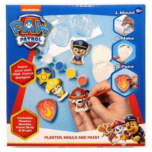 Paw Patrol Patrolne šape kreativni set za dečake Napravi i oboji junake 1038489