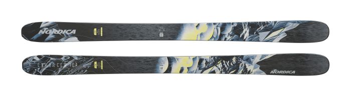 SKIJE NORDICA ENFORCER 104 FLAT black-lime-blue