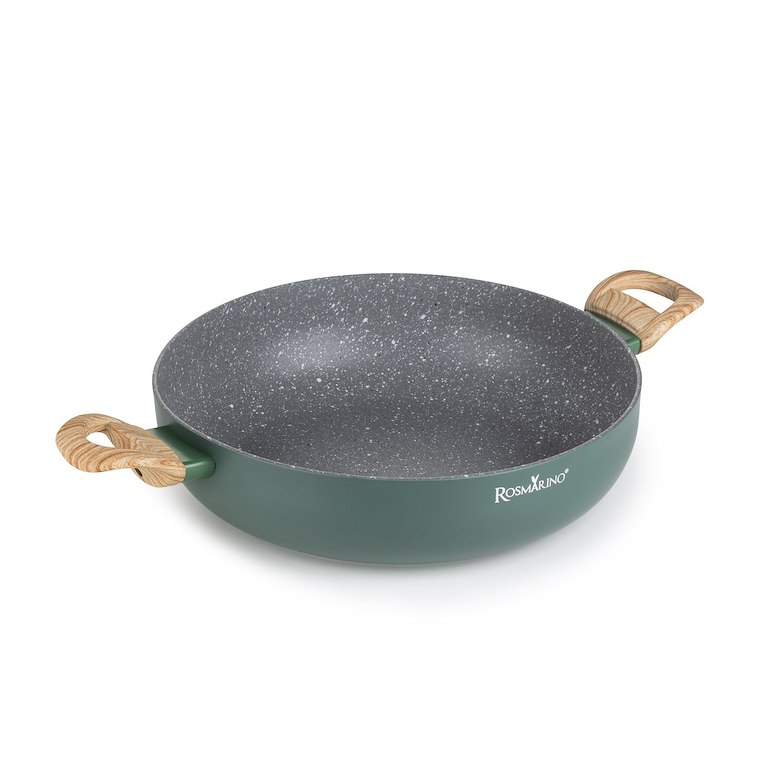 Duboki tiganj sa dve ručke Rosmarino Eco Cook Plus - 28 cm