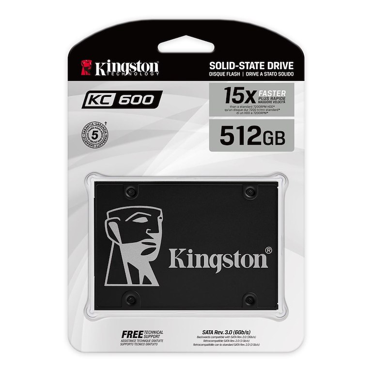 SSD 512GB KINGSTON SKC600/512G