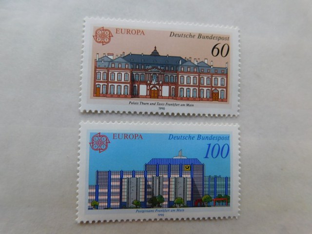 DEUTSCHE BUNDESPOST EUROPA 1990 KOMPLET ČISTA SERIJA