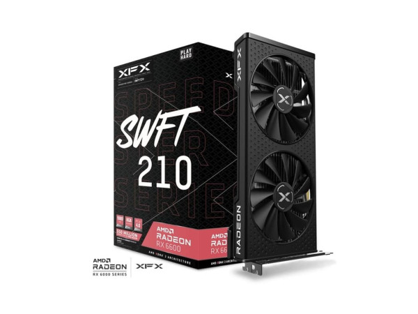 XFX Grafička karta Speedster SWFT RX-6600 8GB GDDR6 128bit crna (RX-66XL8LFDQ)