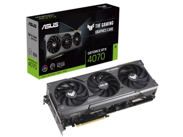 Asus Grafička karta TUF-RTX4070-12G-GAMING NVD 12GB GDDR6X 192bit (90YV0IZ1-M0NA00)