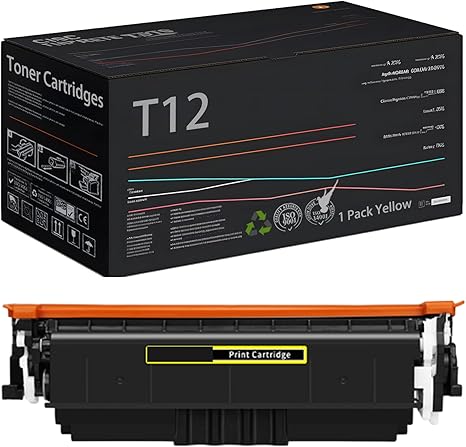 Canon T12 High Yield Toner Cartridge Yellow